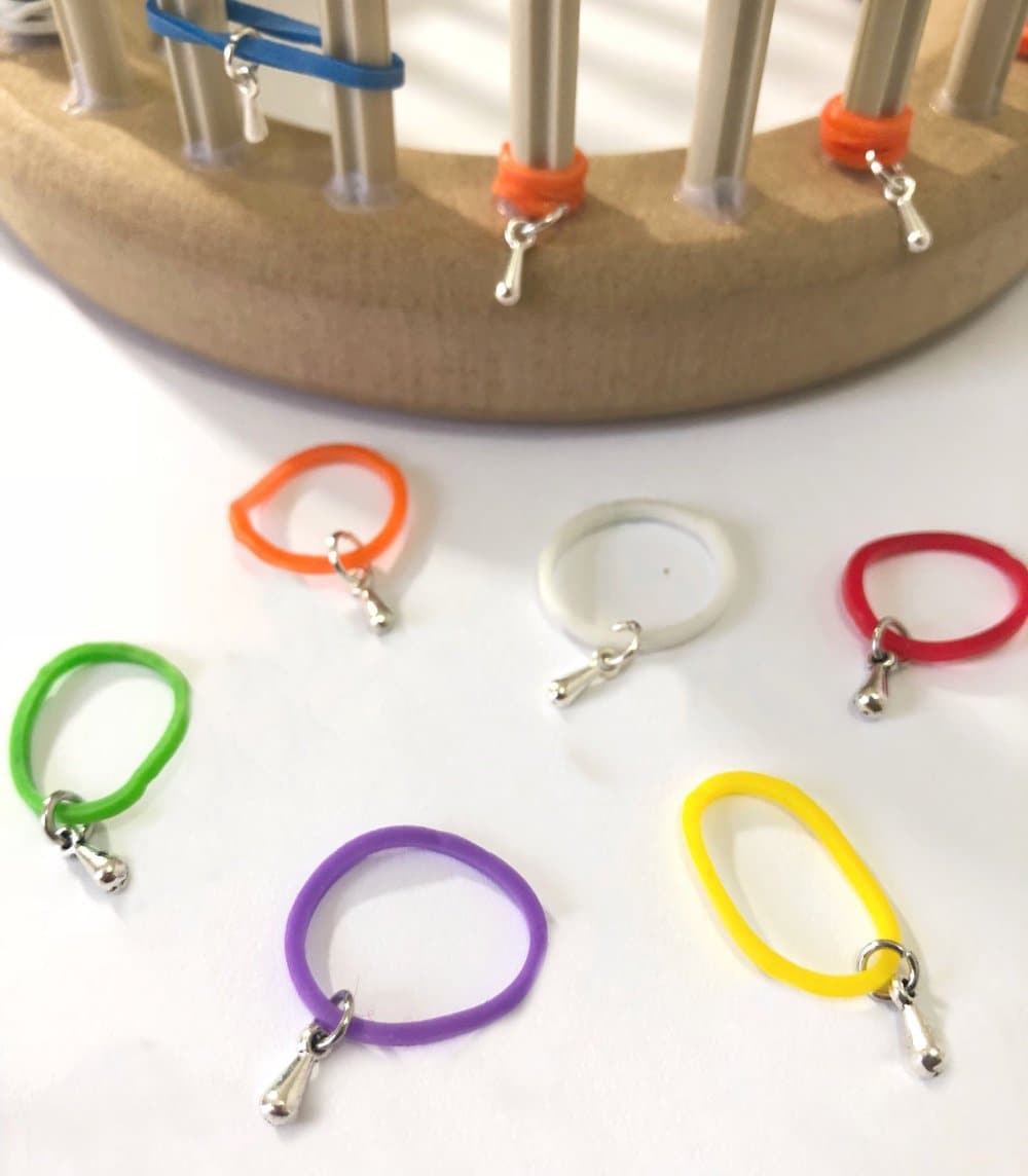 16 Tear Drops Stitch Markers – Loomahat.Store